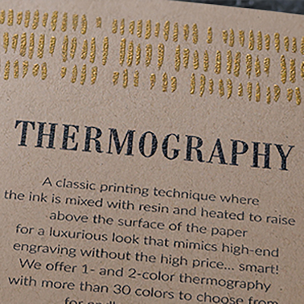 Thermography Printing